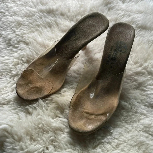 Shoes | Vintage Clear Barbie Heels Size 8 | Poshmark